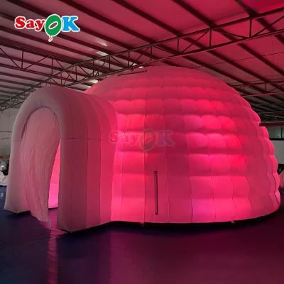 Cina Tenda gonfiabile con luci a led in vendita