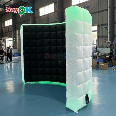 China Custom LED Inflatable Photo Booth for Weddings and Events for sale