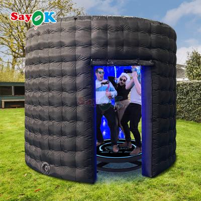 China 360 Inflatable Photo Booth for Events Commercial Rent Customizable for sale