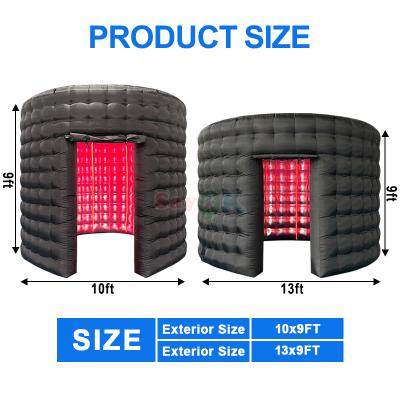 China 360 Inflatable Photo Booth for Events Commercial Rent Customizable for sale