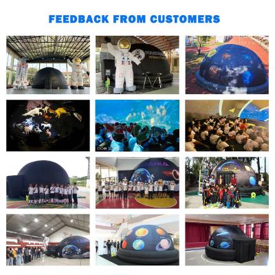 China 33ft Diameter 18.7ft Height Customizable Inflatable Planetarium Dome Portable Projection Dome for Schools and Planetariums for sale