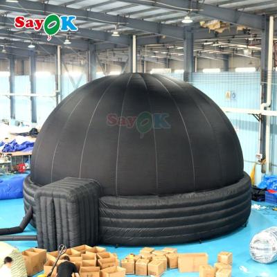 China Sayok 100% Blackout Inflatable Planetarium Dome with Professional Projection Fabric and Customizable Size for Schools and Events for sale