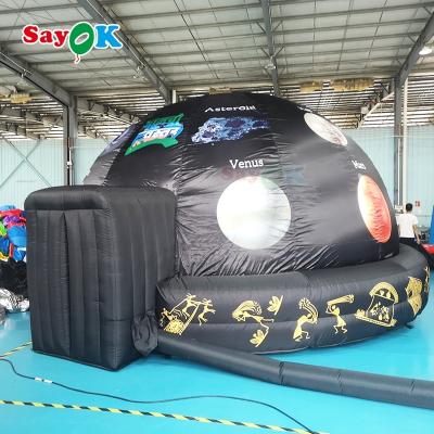 China Free 3D Design 16ft Inflatable Planetarium Dome with Easy Setup Portable Planetarium Tent for Schools for sale