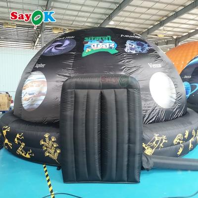 China Free 3D Design 16ft Inflatable Planetarium Dome with Easy Setup Portable Planetarium Tent for Schools for sale