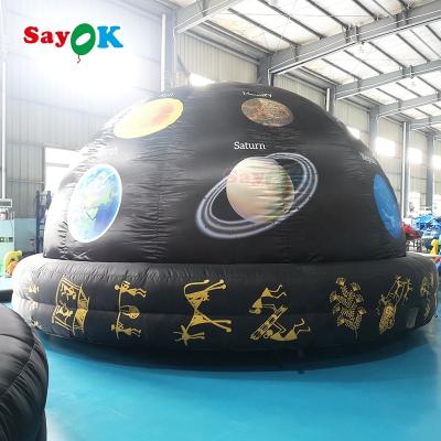 China Free 3D Design 16ft Inflatable Planetarium Dome with Easy Setup Portable Planetarium Tent for Schools for sale