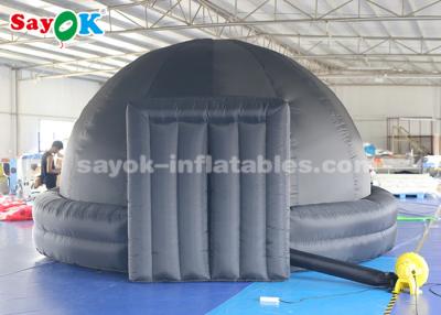 China 4.5 Meter Portable Inflatable Planetarium Projection Dome Tent Black Color for sale
