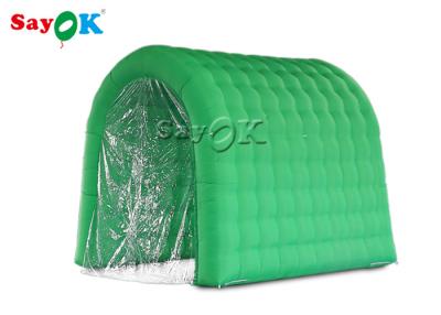 Chine tunnel gonflable vert d'isolement de la Manche de désinfection de 3x2x2.5mH Removeable à vendre