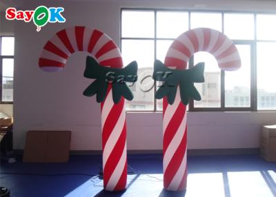 China 2m de Opblaasbare Steunpilaren van Boogkerstmis met Geleid Licht Te koop