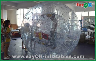 중국 물 공원 팽창식 스포츠 게임 거대한 몸 Zorb 공 1.0mm PVC 여름 재미 판매용