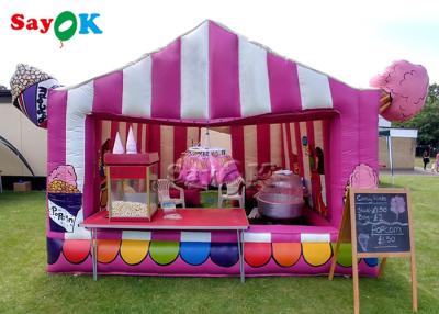 China Best Inflatable Tent Inflatable Work Tent Portable PVC Candy Floss Inflatable Air Tent Waterproof for sale