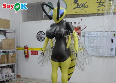 중국 서 있는 만화 모형을 광고하는 주문 거대한 팽창식 꿀벌 판매용