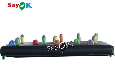 아이 성인 반지 던지기 Hoopla 팽창식 스포츠 게임 4x2m 13x6.6ft
