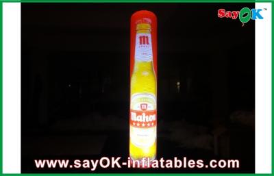 Cina Colonna gonfiabile di pubblicità LED, decorazione gonfiabile della colonna di illuminazione con stampa di logo in vendita