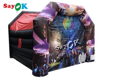 Chine Chapiteau gonflable de disco du jardin 15x15ft avec la lumière de haut-parleur à vendre