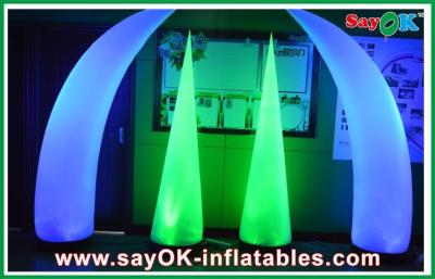 China Fashion Customized Inflatable LED Light Logo Printing With Air Blower for sale