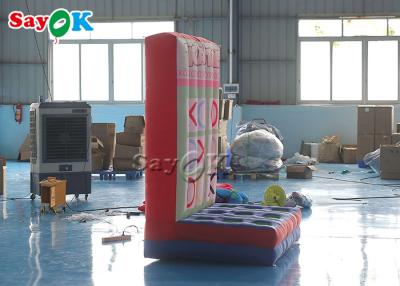 China Fire Proof Inflatable Sports Games Large Double Blow Up Tic Tac Toe Game inflable carnival games for sale