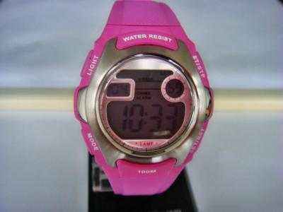 Cina Gli orologi di Digital di plastica sportivi delle signore del quarzo impermeabilizzano il CE ROHS in vendita