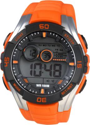 Cina Signori degli orologi di Digital degli uomini dell'ABS JK, orologi sportivi rotondi dell'acciaio inossidabile Su316 in vendita