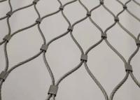 Quality 2.5mm Wire Balustrade Cable Mesh 40*40mm Diamond Cable Mesh for sale