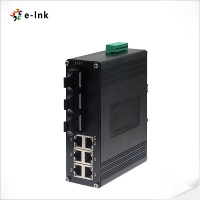 중국 산업용 6포트 10/100BASE-T + 3포트 100BASE-FX 이더넷 스위치 판매용