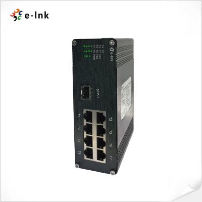 중국 산업용 8-포트 10/100/1000T 802.3at PoE + 1-포트 1000Base-X 이더넷 스위치 판매용