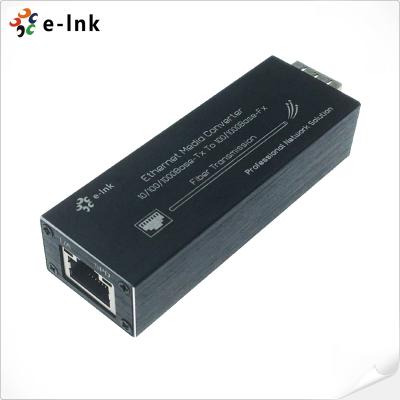 Chine Mini 10/100/1000BASE-T micro au convertisseur de médias de 100/1000BASE-X SFP à vendre