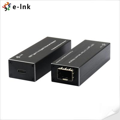China Adaptador Micro Mini USB-C a SFP Gigabit Ethernet en venta
