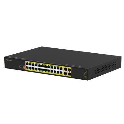 China L2+ Montagem de rack gerenciada 24-Port 10/100/1000T + 4-Port 1000X SFP Ethernet Switch à venda