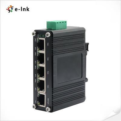 China Mini Industrial 4-Port 10/100/1000BASE-T 802.3at PoE + 1-Port 10/100/1000T Ethernet-Switch zu verkaufen