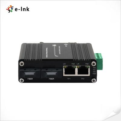 중국 미니 산업용 2-포트 10/100/1000T 802.3bt 90W PoE + 2-포트 100/1000Base-X SFP 이더넷 스위치 판매용
