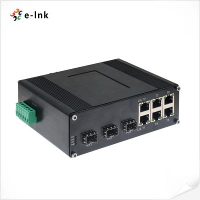 중국 산업용 6포트 10/100BASE-T + 3포트 100BASE-FX 이더넷 스위치 판매용