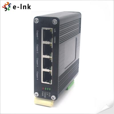 China Industrie-Ethernet-Schalter mit 4 Ports 10/100/1000Base-T + 1-Port 100/1000Base-X SFP mit 110~230VAC-Eingang zu verkaufen