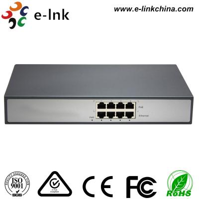 China 4-Port PoE Injector IEEE 802.3af/at Compliant Fanless Design Wall Mountable for sale
