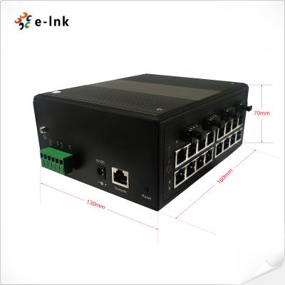 Китай Промышленный коммутатор Ethernet16-порт 802.3at PoE+ коммутатор 4xSFP Fiber DIN-Rail Mount продается