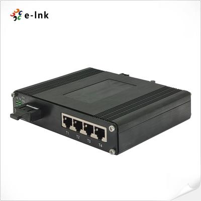 Китай Промышленный коммутатор Ethernet 4-порт 10/100/1000Base-T + 1-порт 1000BASE-X DIN Rail продается