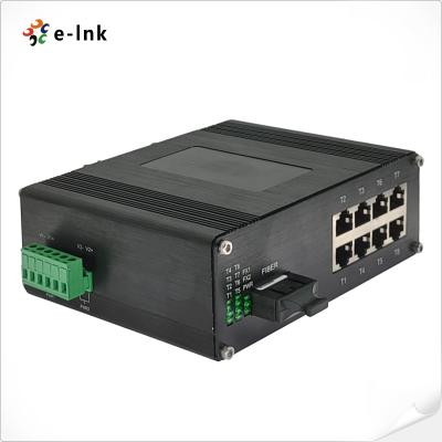 Китай Промышленный коммутатор Ethernet 8-порт 10/100/1000Base-T + 1-порт 1000Base-X DIN Rail продается