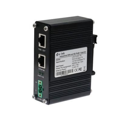 Китай Промышленный 5G PoE + инжектор Малый размер 30W 12 ~ 48V постоянный питание продается