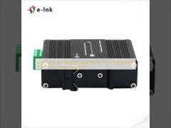 미니 산업용 1 포트 100/1000X SFP 1 포트 10/100/1000T 60W PoE++ 미디어 변환기