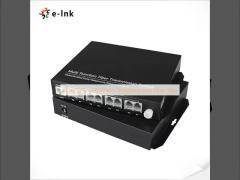 4Ch POTS（FXO/FXS）Telephone over Fiber Mux