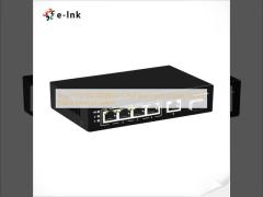 Industrial 10/100/1000Mbps 802.3bt PoE++ Splitter Output Voltage 12VDC