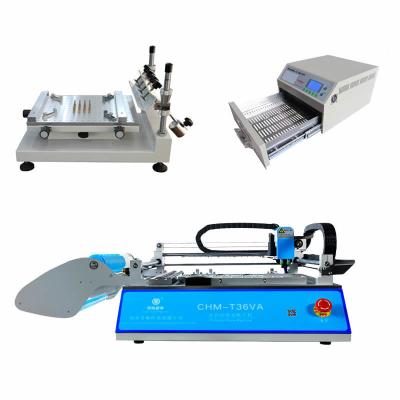 China CHMT36VA SMT Pick and Place Machine 2 Heads 29 Feeders PC Control for sale