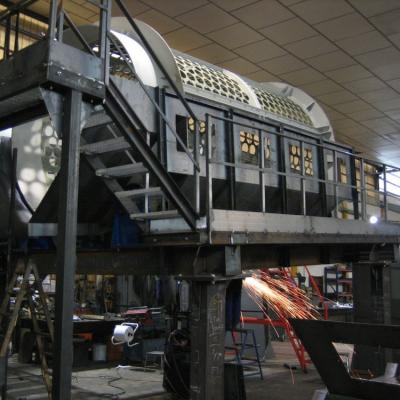 7.5KW Municipal Solid Waste Sorting Processing Equipment for Garbage Trommel