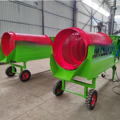Chine Équipement mobile de dépistage à trommel avec roues de traction et de levage pour le dépistage du sol de surface à vendre