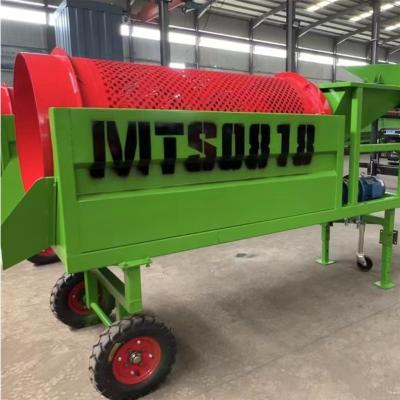 Chine Équipement mobile de dépistage à trommel avec roues de traction et de levage pour le dépistage du sol de surface à vendre
