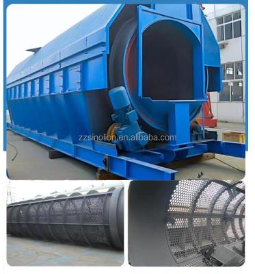 Chine Machine de tamisage pour dépistage des cendres de charbon homologuée CE tamisage à tambour rotatif industriel à vendre