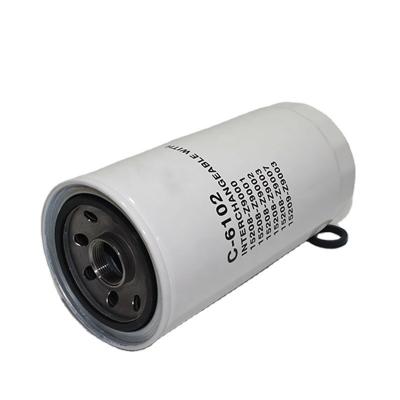 China Onderdelen voor vrachtwagenmotoren C-6102 Lubrifier-oliefilterelement met geavanceerde filtratietechnologie Te koop
