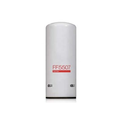China FF5507 Brandstoffilter voor graafmachines Filterpapier voor vervanging/reparatie Te koop