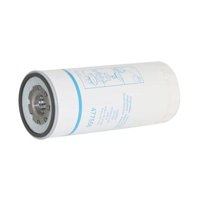 China Filtros de óleo de papel de filtro de ferro com lubrificante rotativo 477556 para partes de motores de caminhões-trator à venda