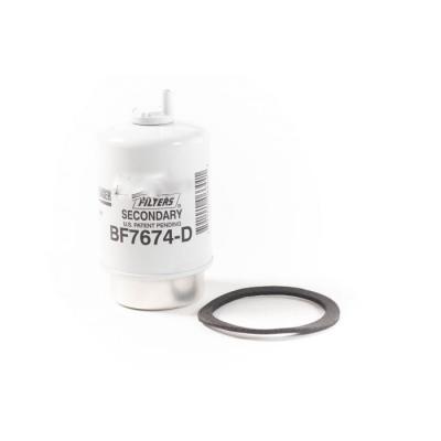 Cina Filtro del carburante 96*212mm Carta filtrabile Ferro per BF7674-D FS19531 RE62419 BF7674D H174WK in vendita