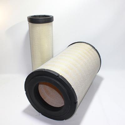 Cina Elemento di filtro dell'aria in fibra di vetro per motore di camion parte P777868 P777869 11033996 11033997 in vendita
